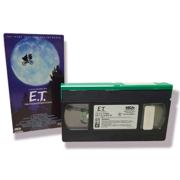 other | Media | Et Et The Extra Terrestrial Vhs 982 Rare Green And ...